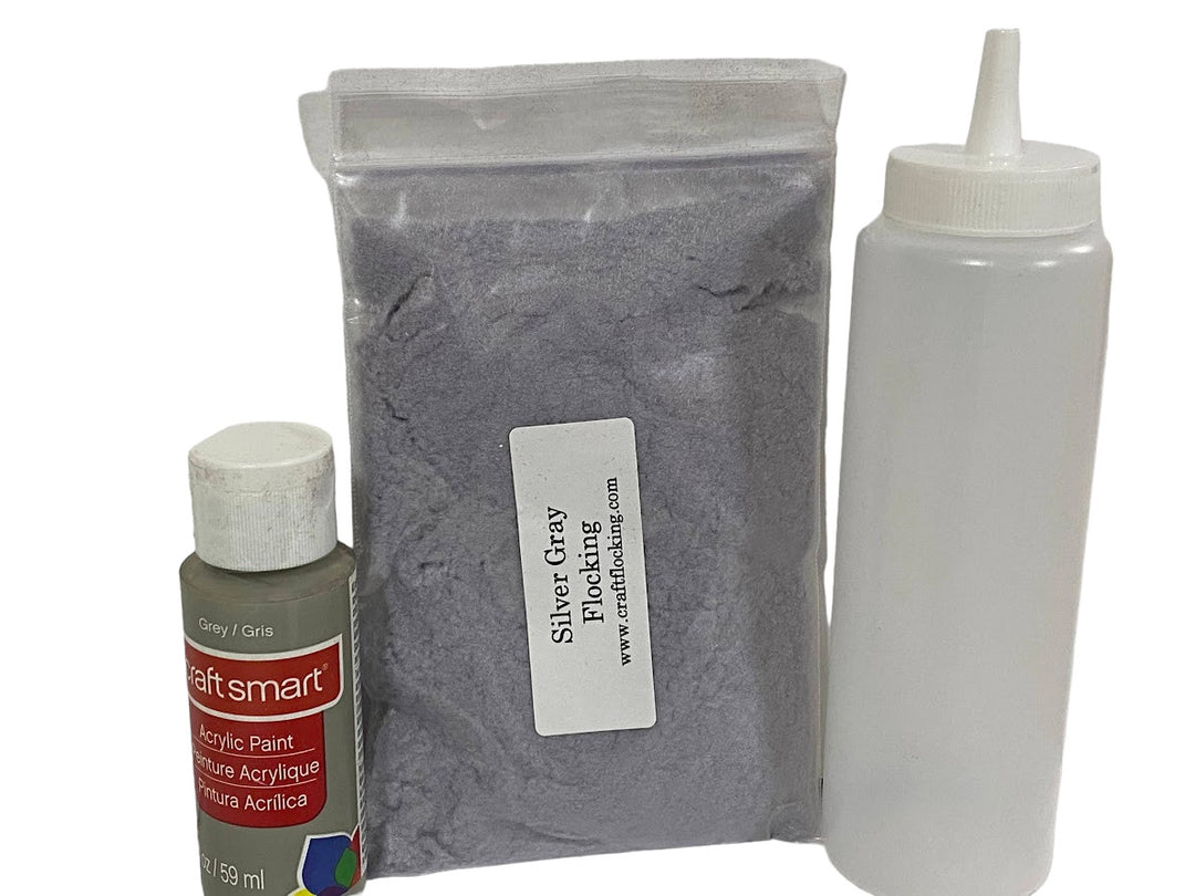 Silver Gray Flocking Kit – Flocking Unlimited